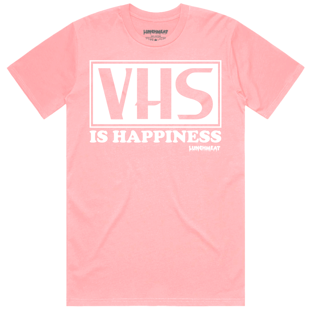 VHS is Happiness - Pink – Lunchmeat