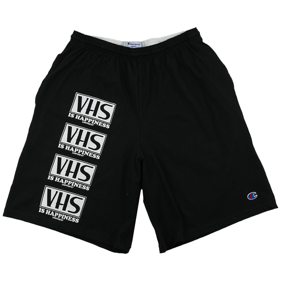 VHS is happiness - Cotton Jersey 9" Shorts – Lunchmeat